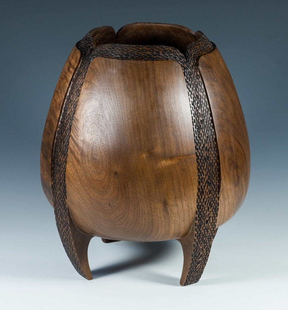 Bushman, David Title: Walnut Vessel No. 700 | Crossroads Art Center