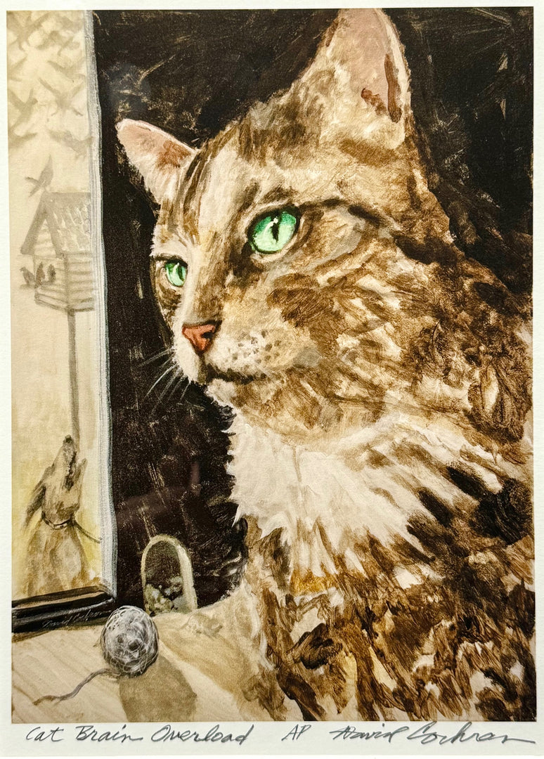 Cochran, David Title: Cat Brain Overload | Crossroads Art Center