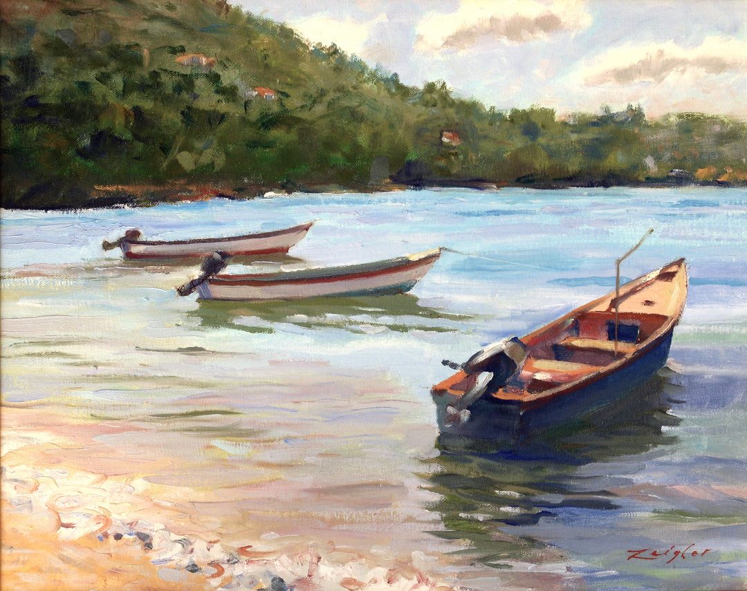 Doug Zeigler Title: Jamaican Fishing Boats | Crossroads Art Center