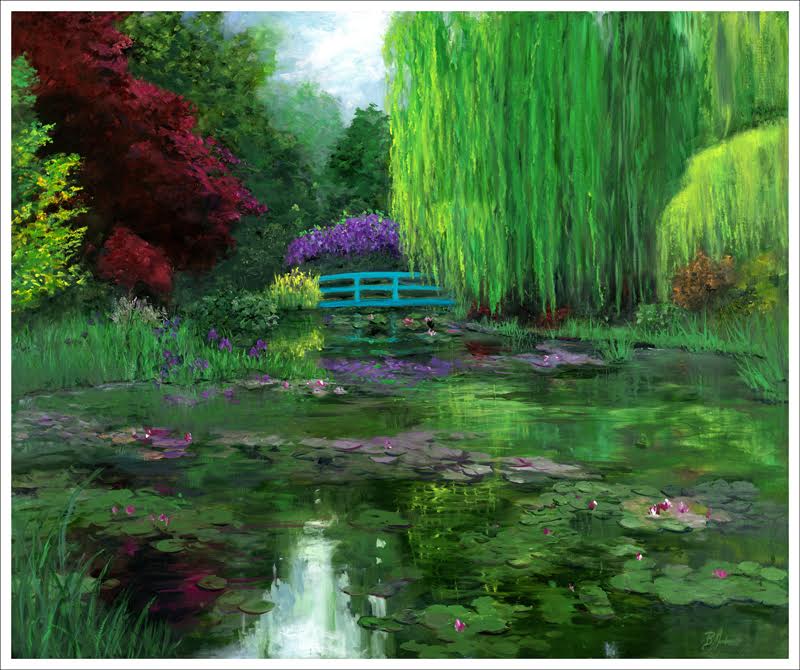 Bonnie Jordan Title: Monet's Folly | Crossroads Art Center