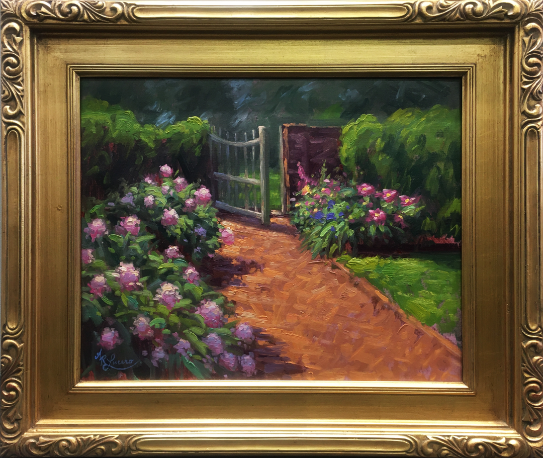 Andre Lucero Title: At the Garden Gate | Crossroads Art Center
