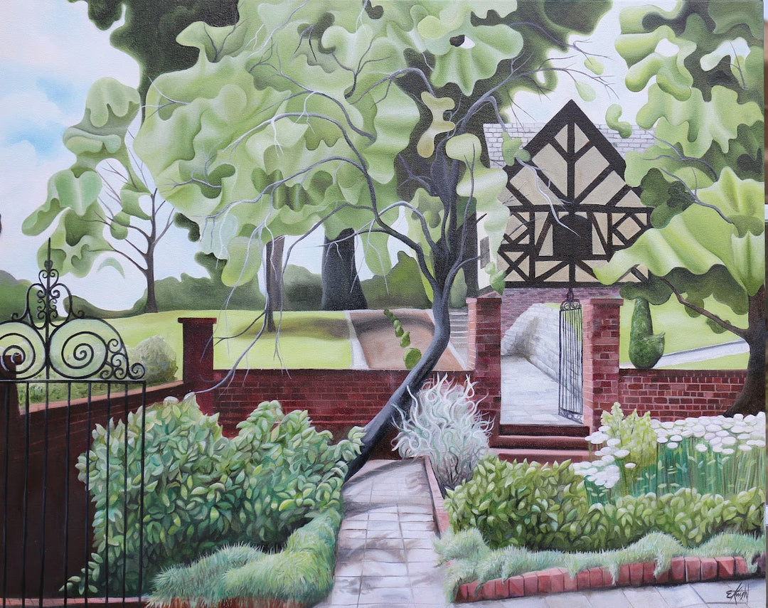 Emma Knight Title: Agecroft Hall Herb Garden | Crossroads Art Center